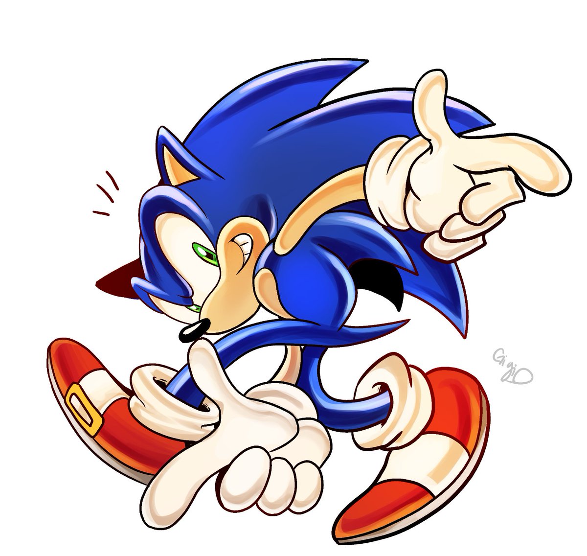 ソニック 「sonic adventure 」|Gigi D (Sonic account)のイラスト
