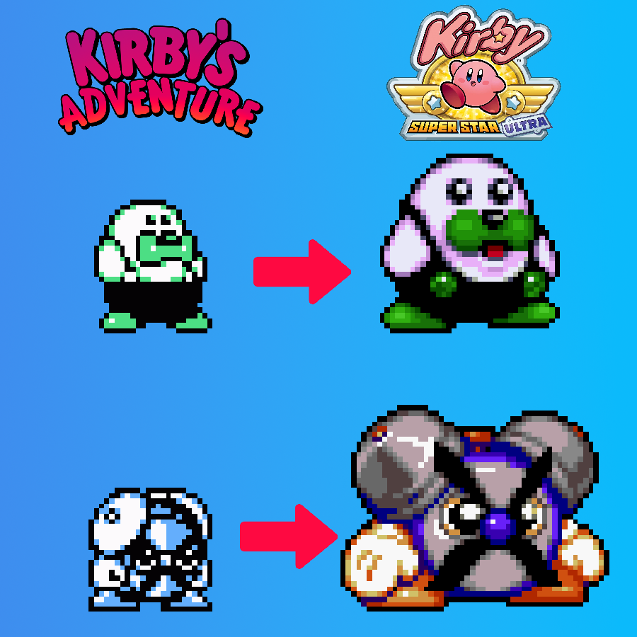 Kirby's Adventure All Bosses