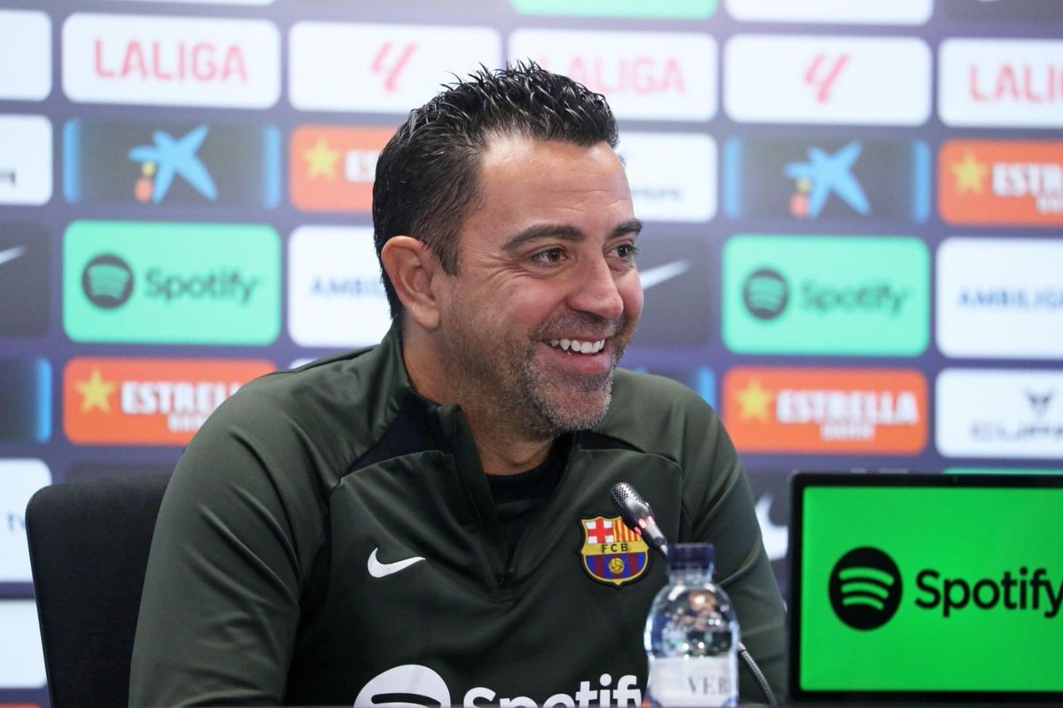 🎙 Xavi spoke in a press conference before the match against Atletico ...