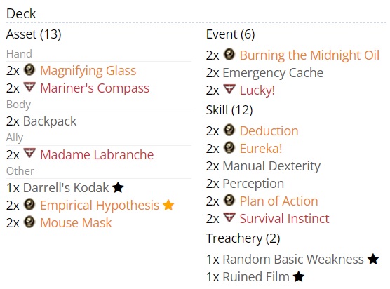 Permanently Dark Darrell | HC 1K Series · ArkhamDB