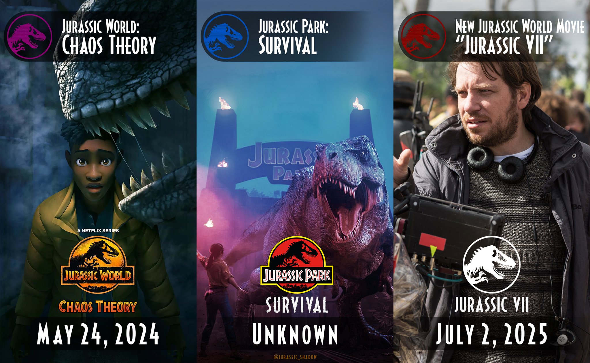 Poster Di Jurassic Park 4 2024 Therizinosaurus Redesign 9/19/2024 By