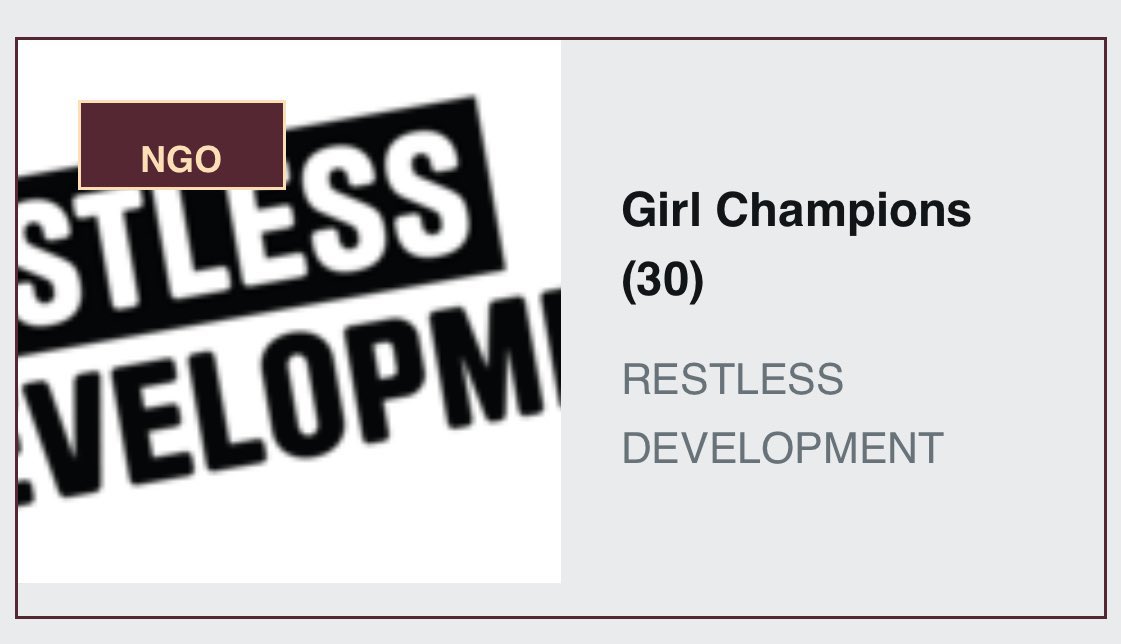 Restless Development Logo Institutionalising Civil Society Engagement