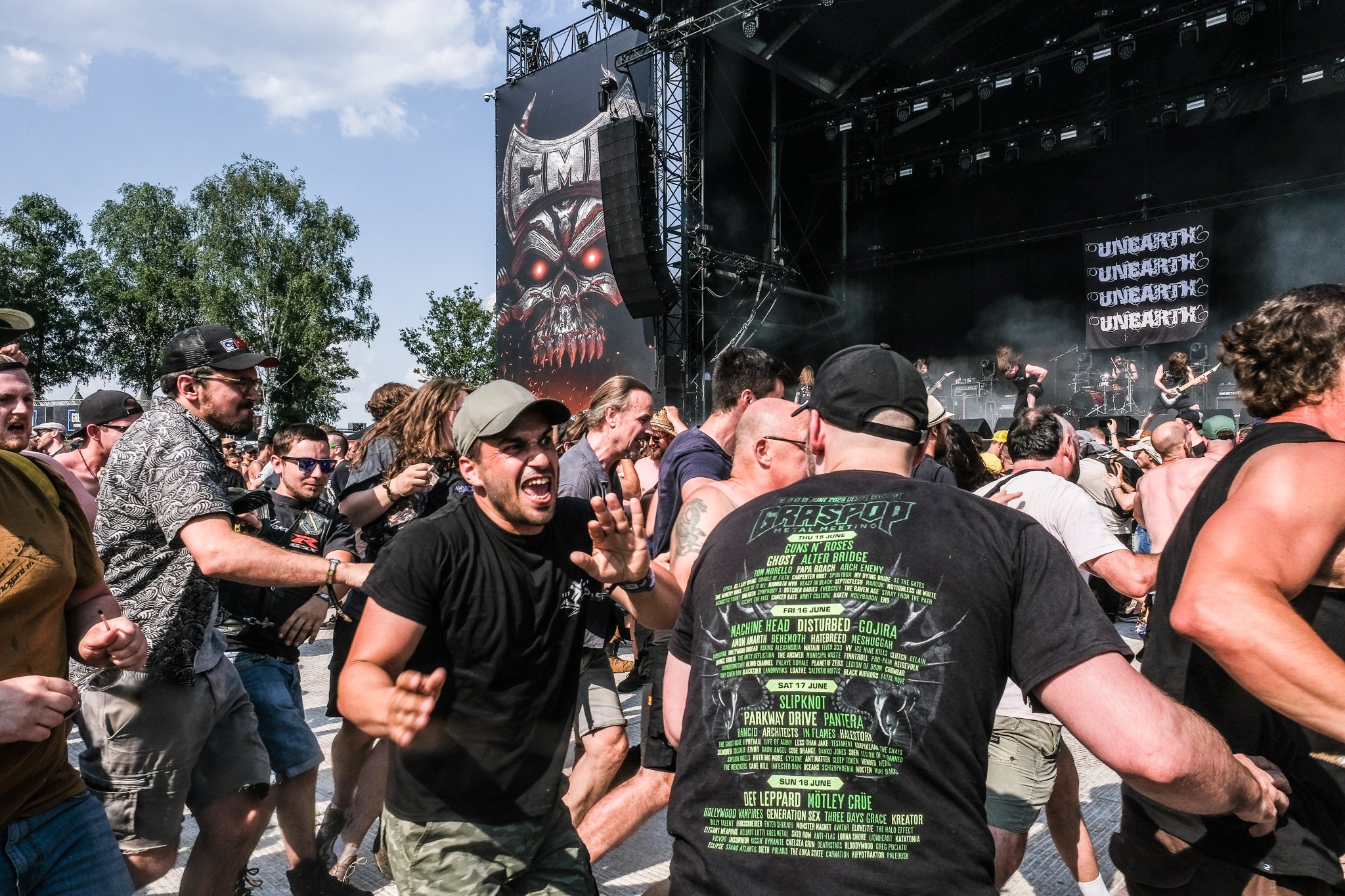 Pantera Mosh Pit Pantera, Power Trip & King Parrot In Düsseldorf