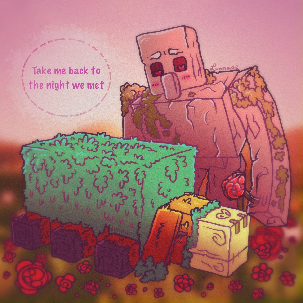 Minecraft Iron Golem Drawing Iron Golems And Jungle Mobs