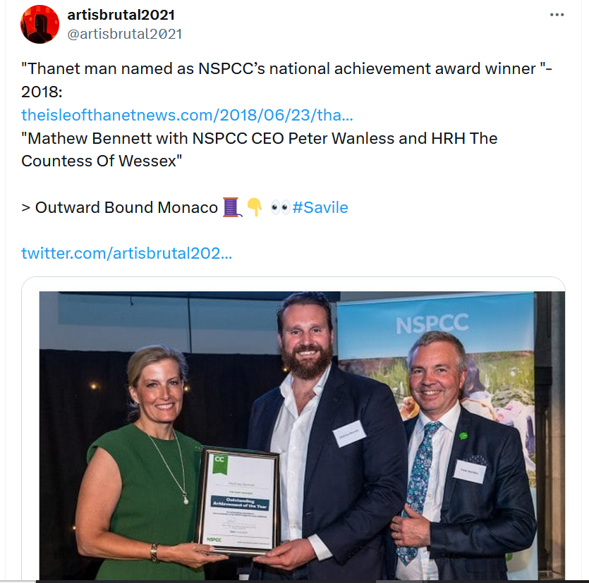 The dahling Sophie of Wessex with Mathew Bennett and NSPCC CEO Peter ...