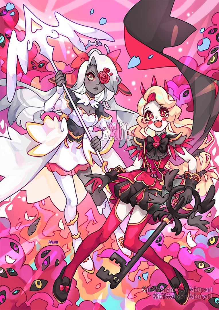 「Fighting for redemption Hazbin Magical G」|🪸Magical Akuo🪸 ST0RE OPEN!のイラスト