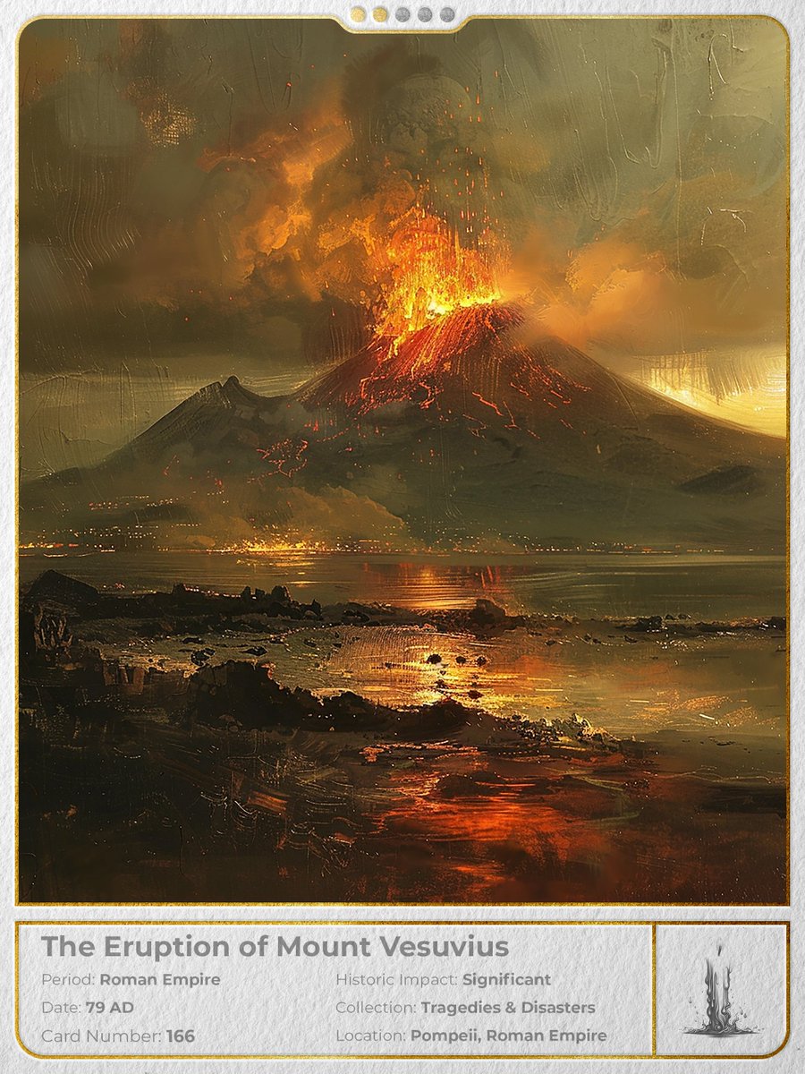 This card seeks to immortalize what Pliny the Younger must have seen ...