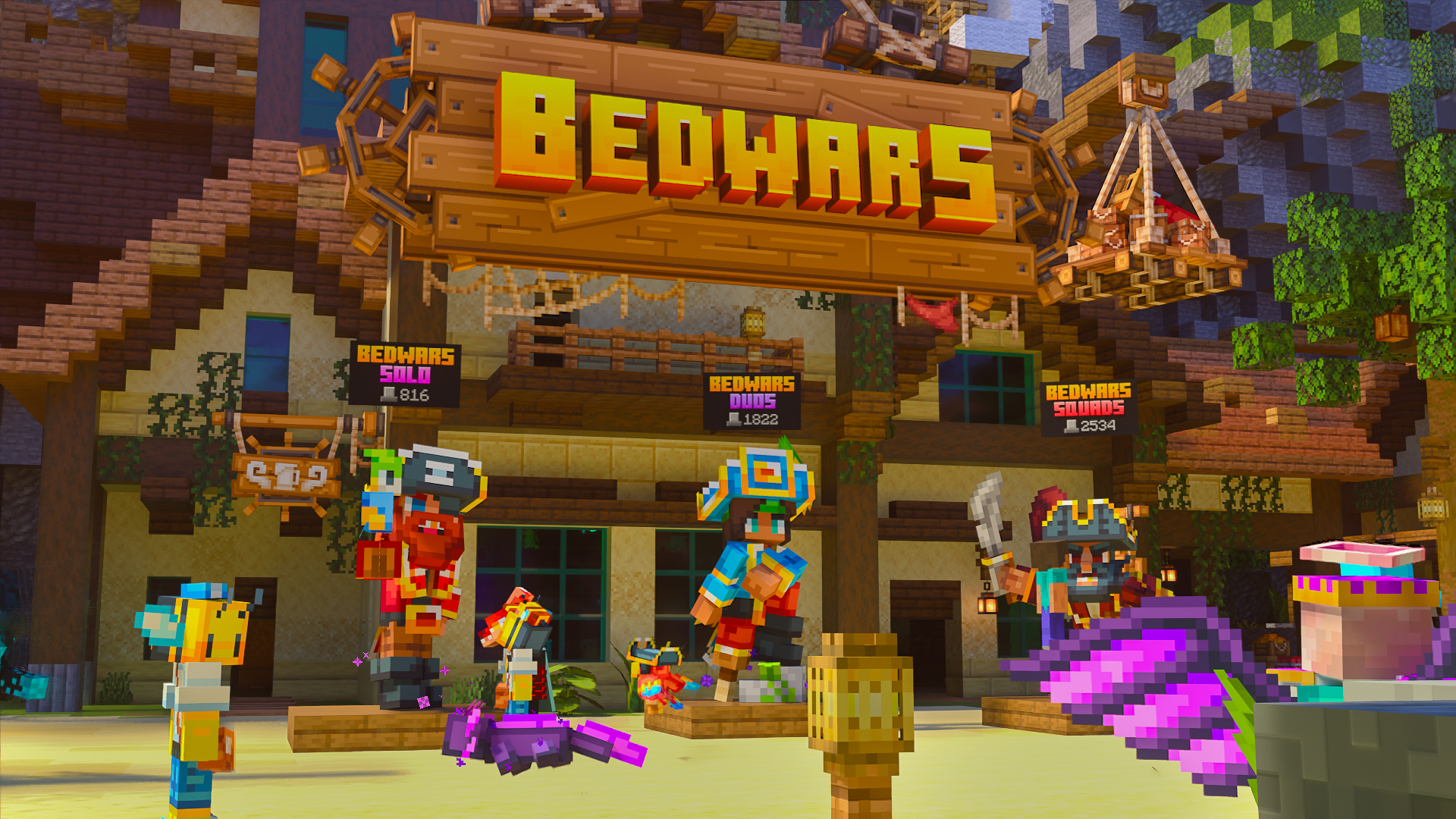 Bed Wars Wallpapers I Love Hive Bedwars Season 2