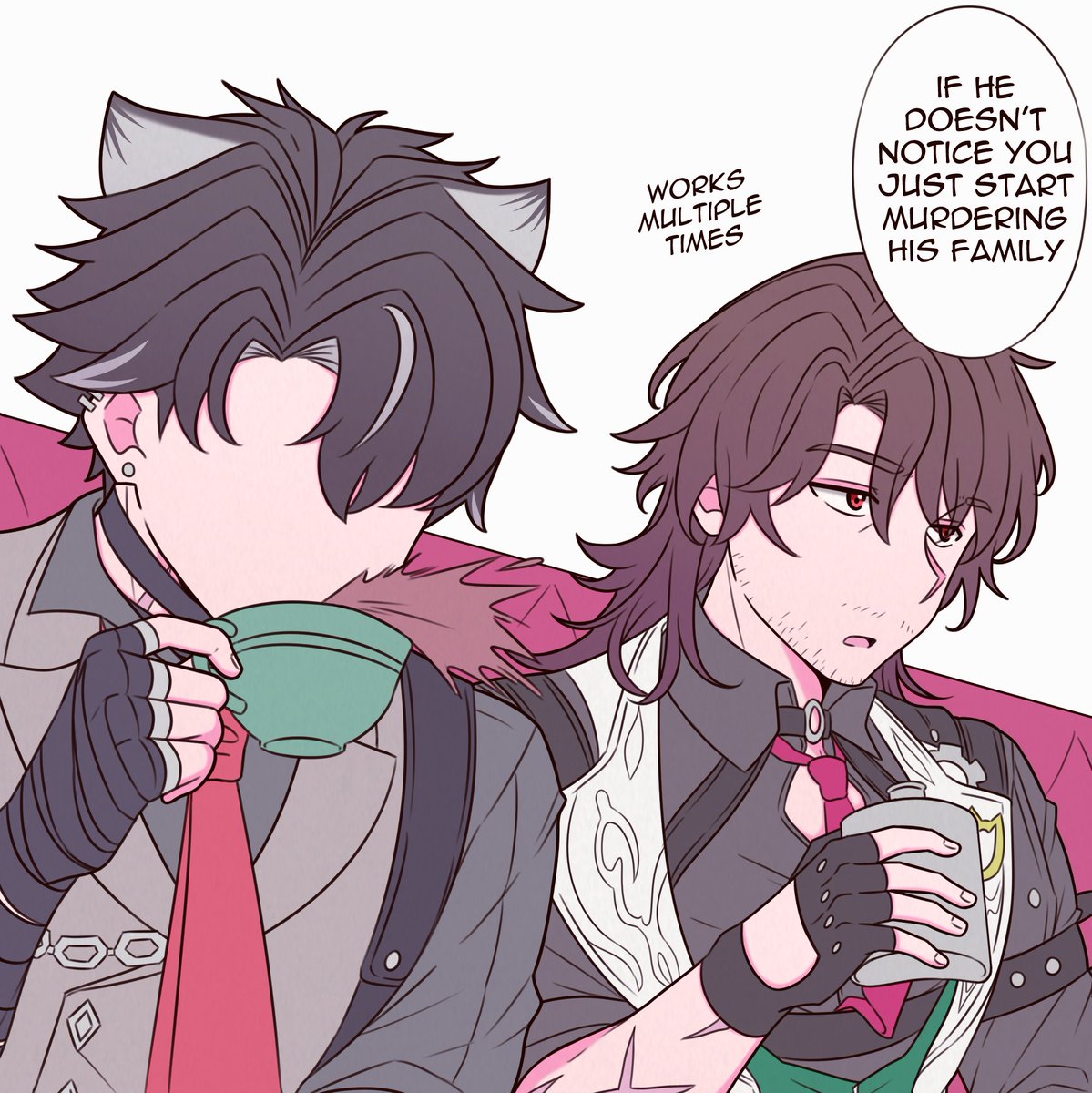 ⛓️🌧️ Hades/Persephone AU pt.2] How King Doggo gets a weir」Senren-chan ...