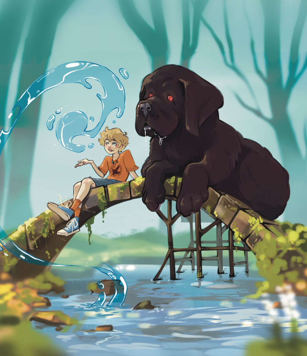 Hellhound Percy Jackson Mrs Oleary Percy And Mrs. O'Leary 2.0"