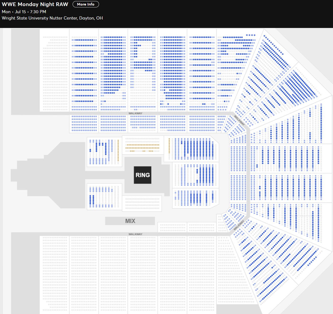 Dcu Seating Chart With Rows DCU Center Seating Chart & Seat Views