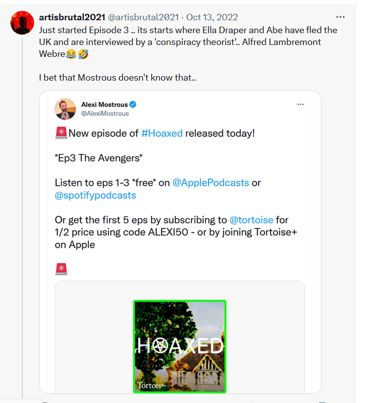 Another smear campaign? Tortoise Media? 🤔 - Thread from artisbrutal2021 ...