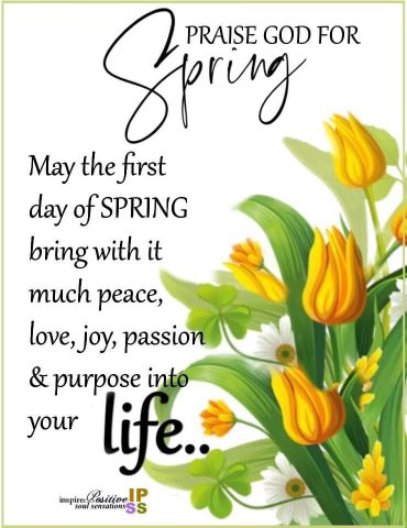 Happy First Day Of Spring Quotes