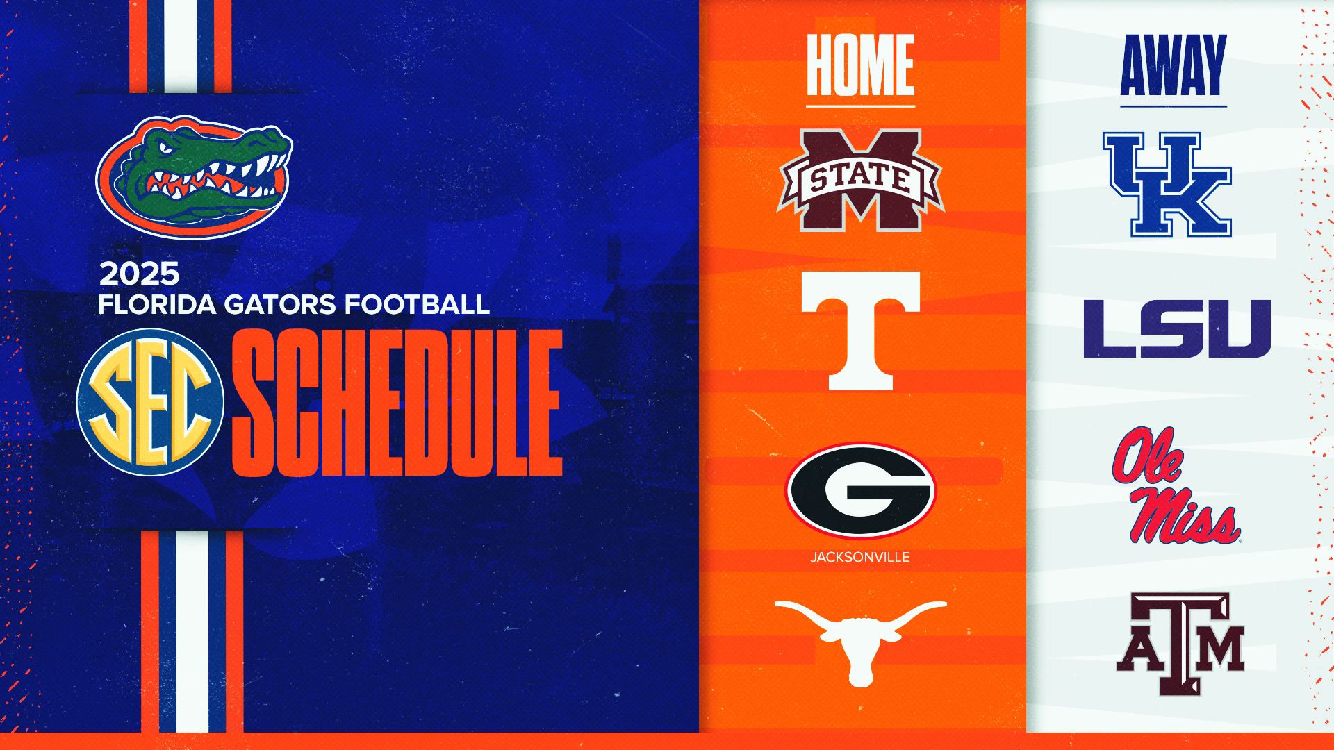 Florida Gators Football on X Our 2025 SEC opponents have been announced. https t NdcoUcwBiQ GoGators jOURney https t VrHoDfZrUg X