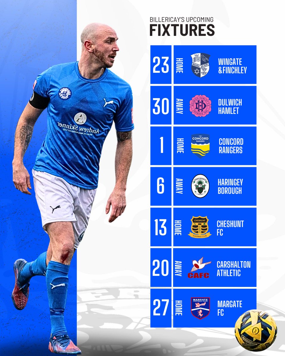 Billericay town fc twitter store