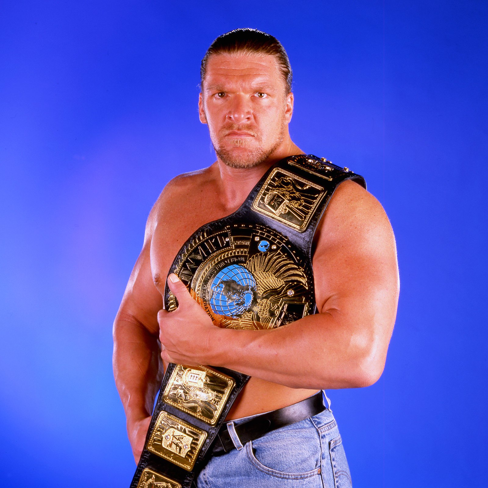 Triple H Wwe Champion And World Heavyweight Champion WWE World