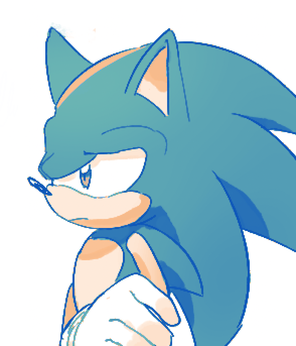 sonic the hedgehog solo simple background white background 1boy gloves ...