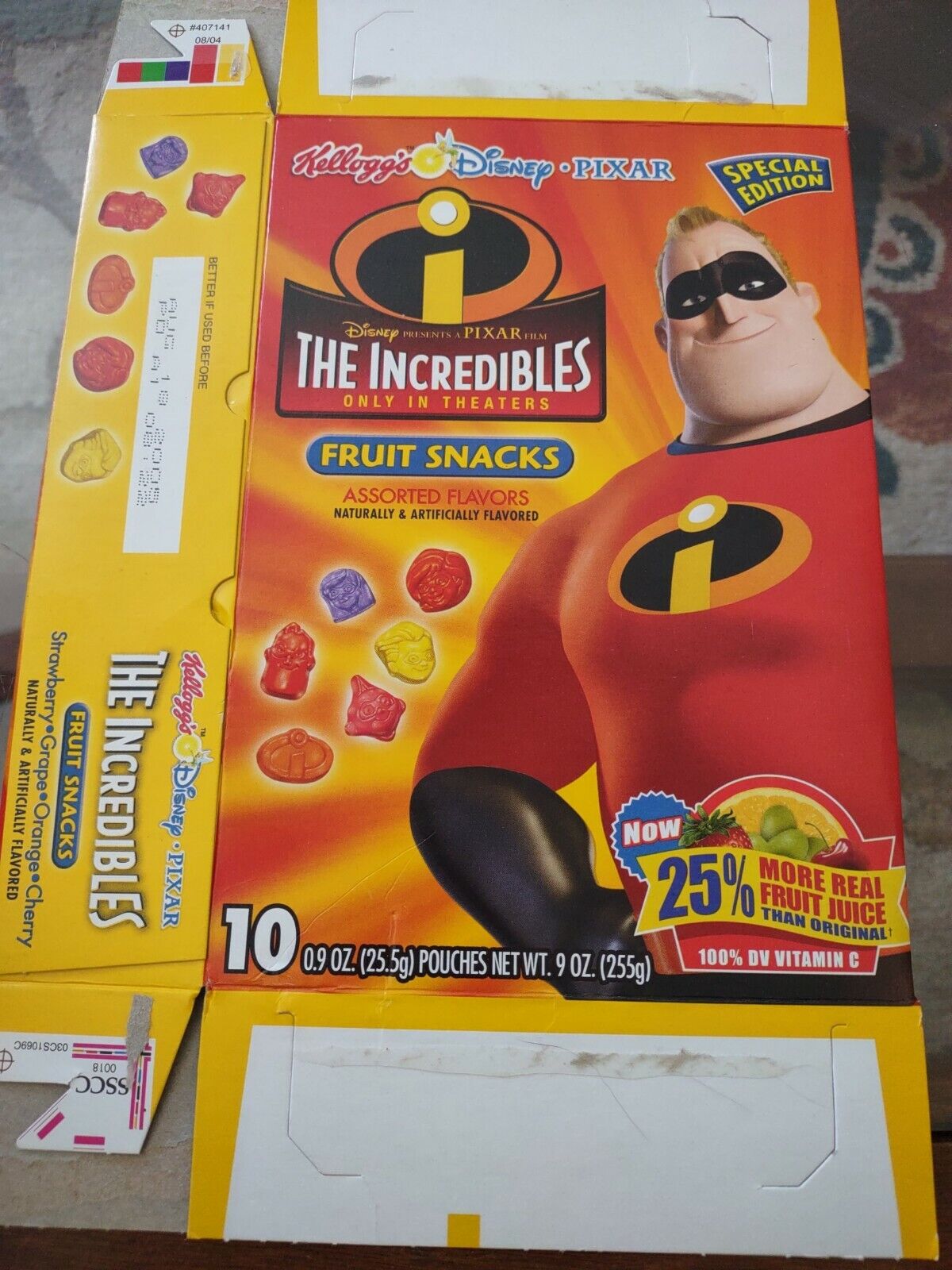 2008 Toy Story Fruit Snacks