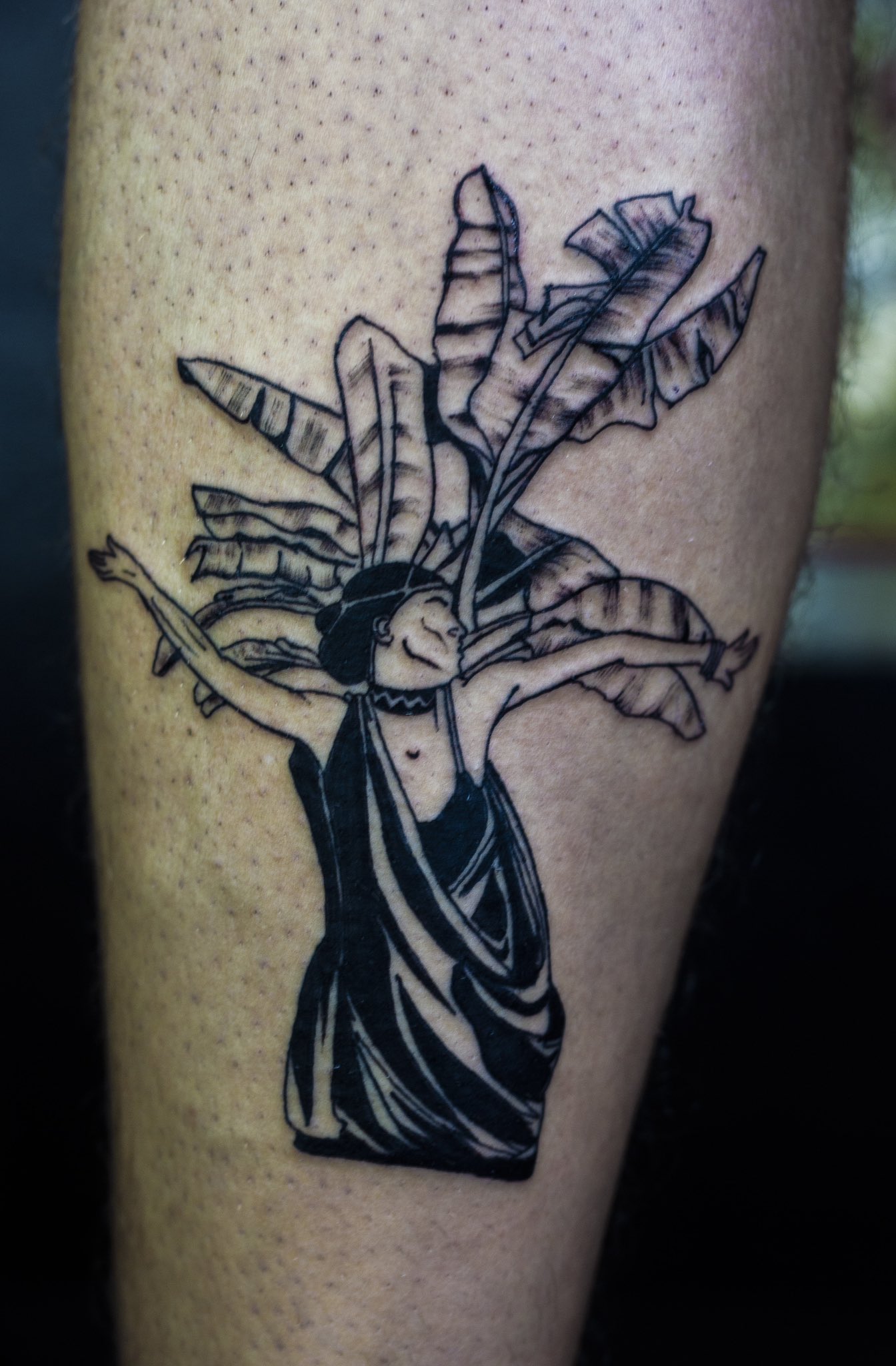 Banana tree tattoo - Bronctattooaus.com