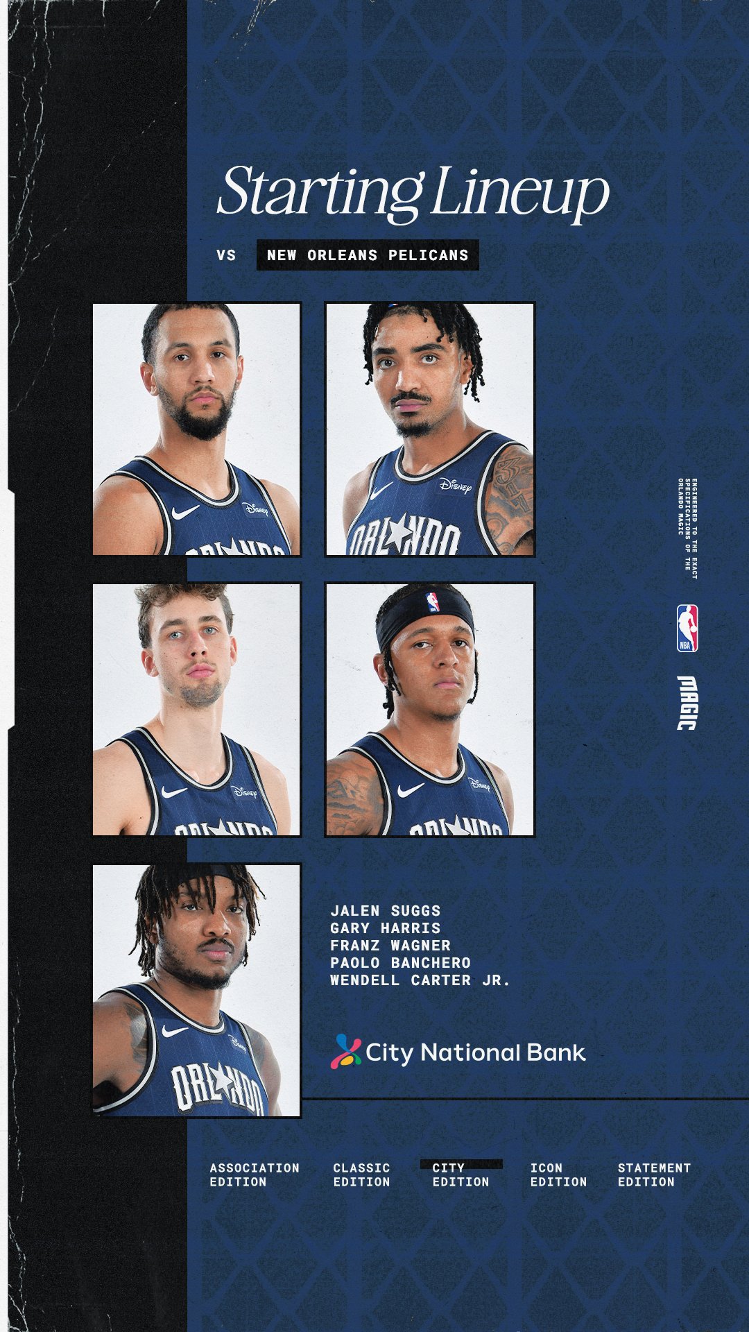 Magic Starting Lineup