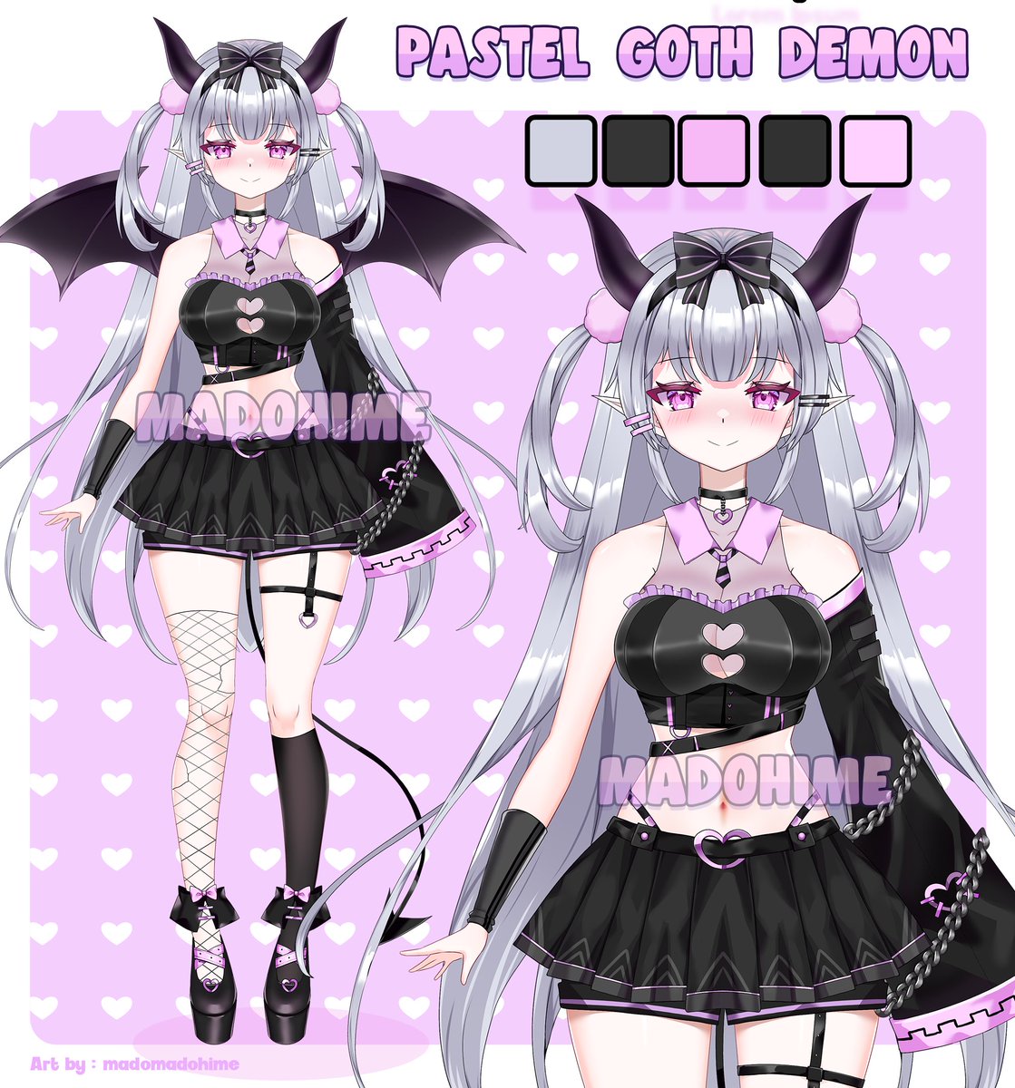 Anime Goth Demon