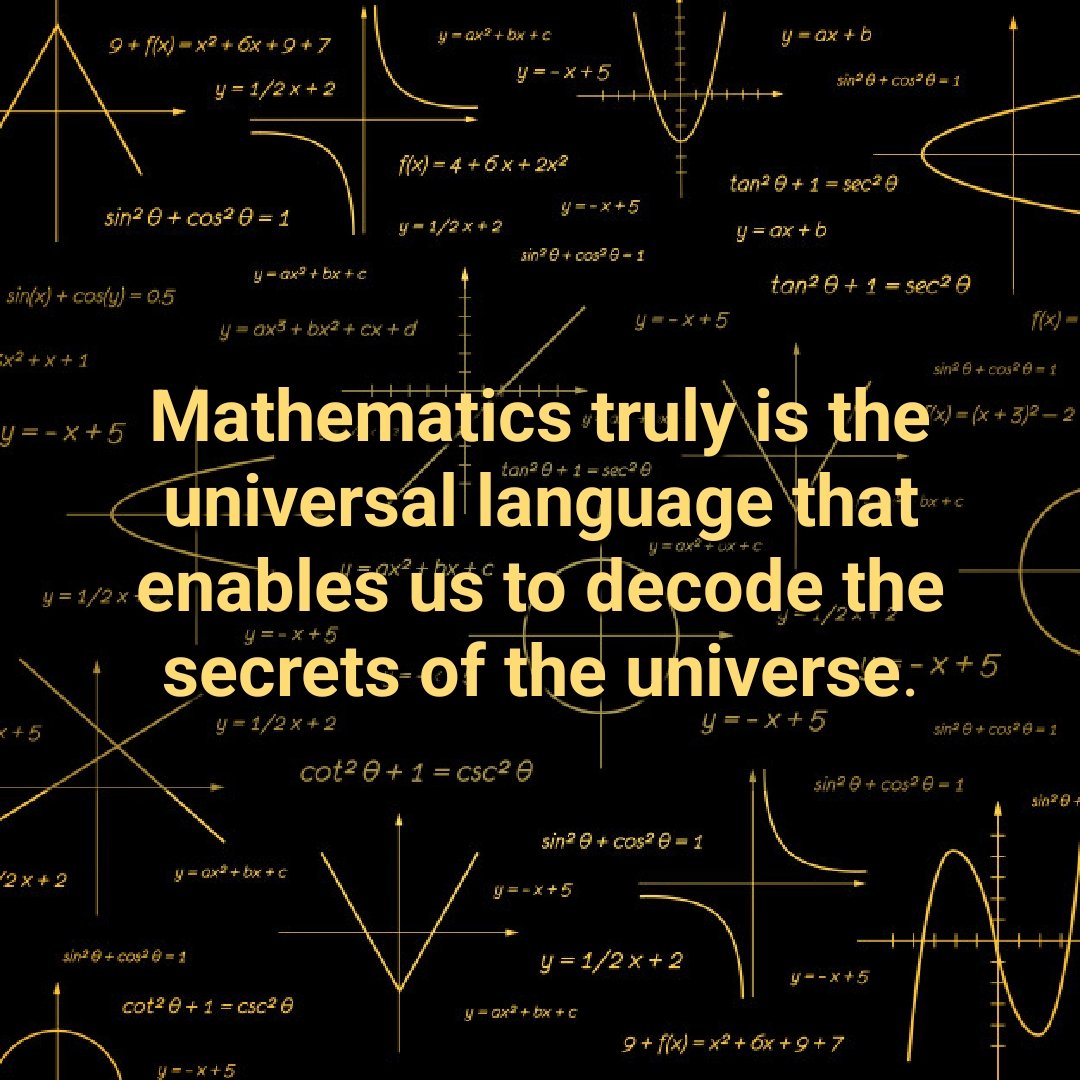 Math Universal Language Quote