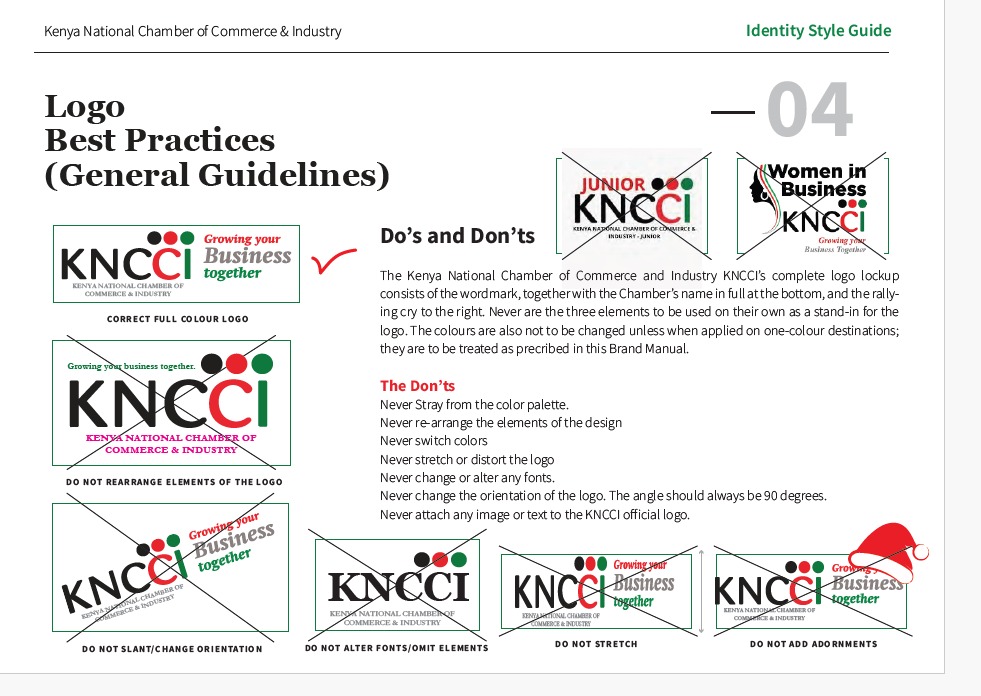 Kncci Logo KNCCI Kiambu Chapter Sign MOU With Mama Ngina University