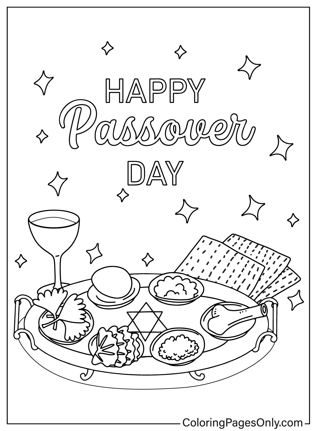 Passover Feast Coloring Pages Free Passover Coloring Pages Printable