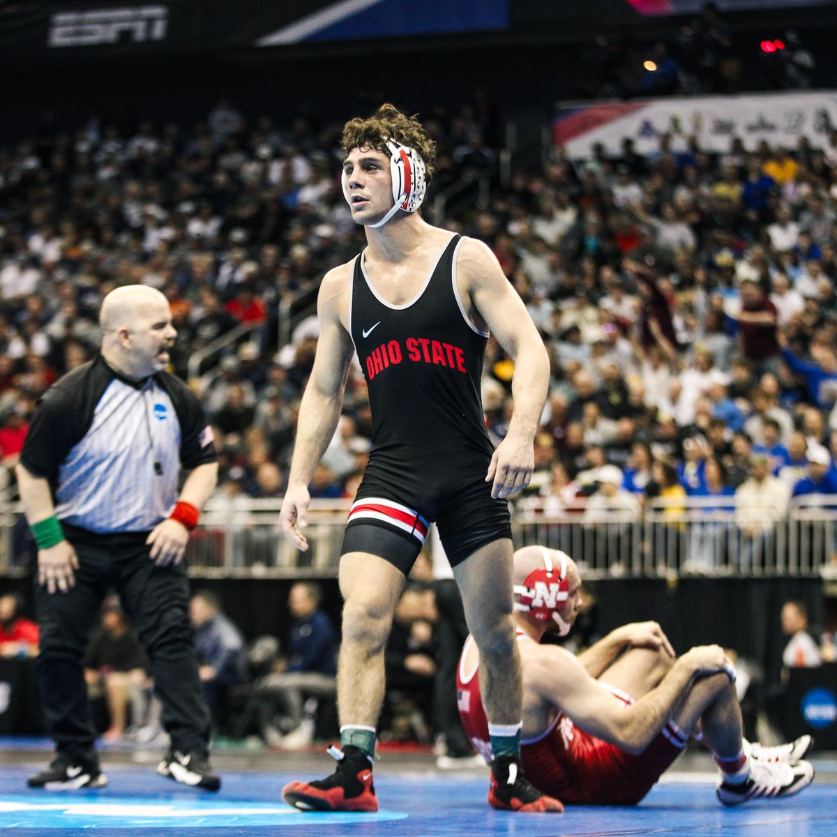 Ohio State Wrestler Ripped Singlet