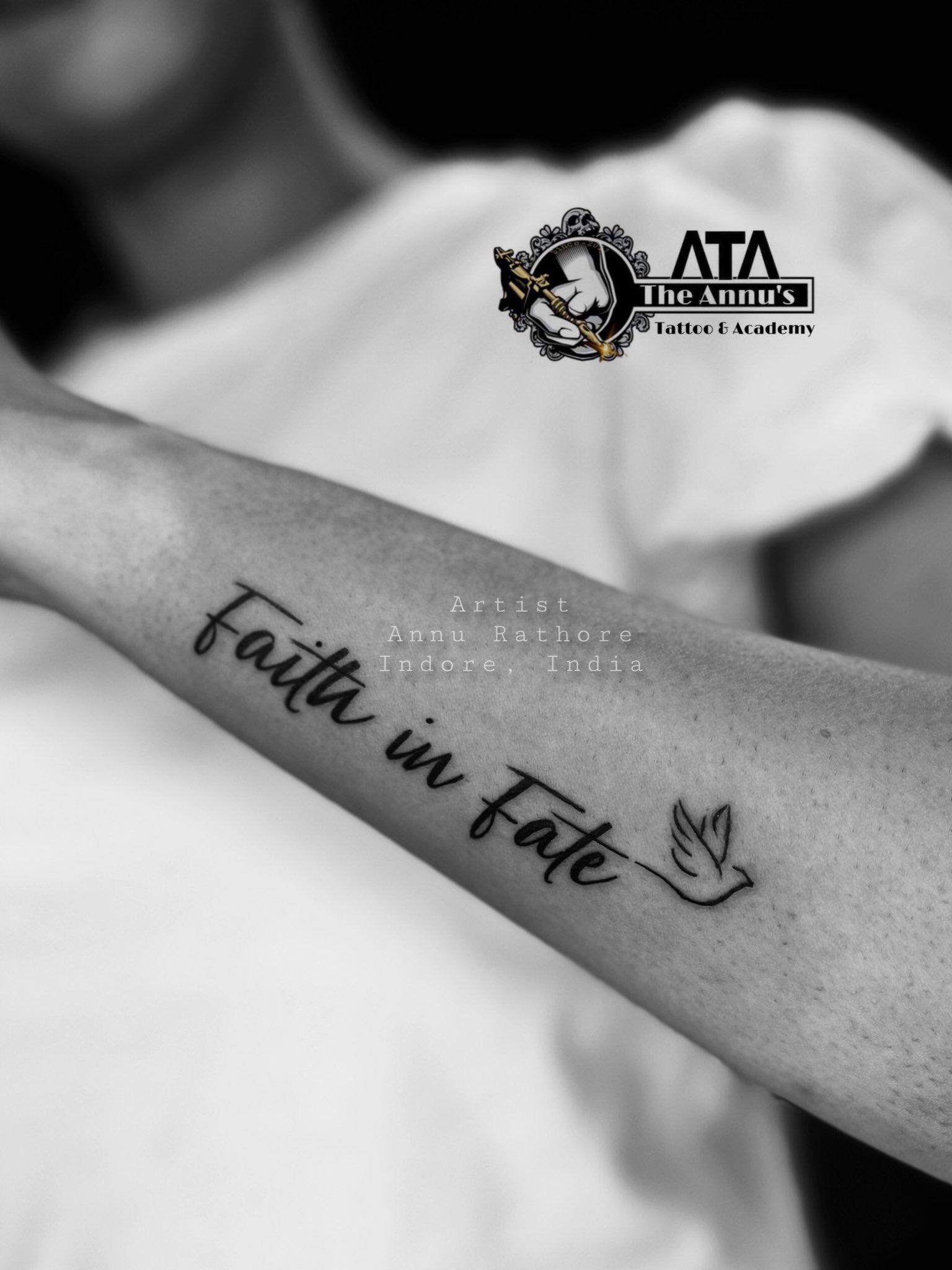 Fate Tattoo Des Photos Ribbons Of Fate Semi Permanent Tattoo. Lasts