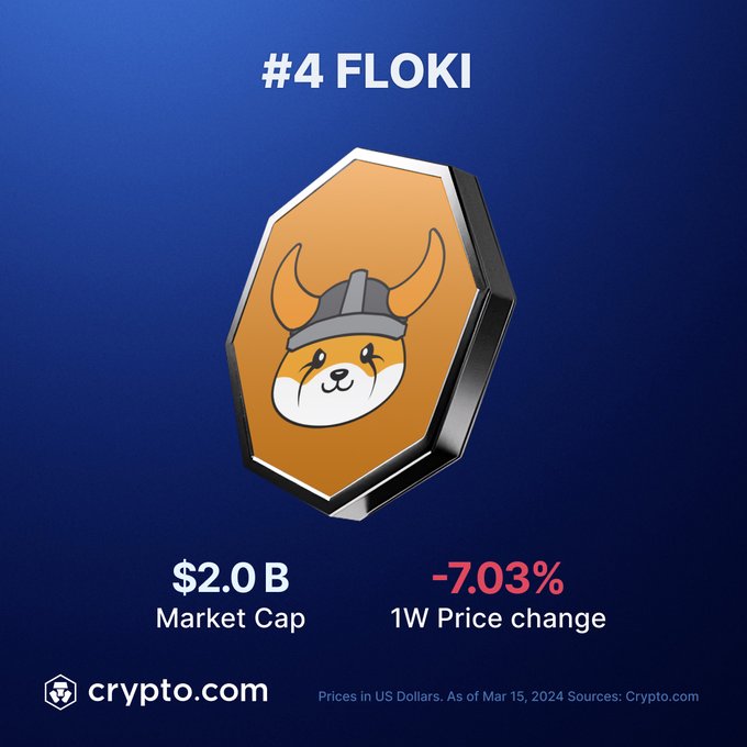 Top Memecoin by Market Cap: Floki Inu