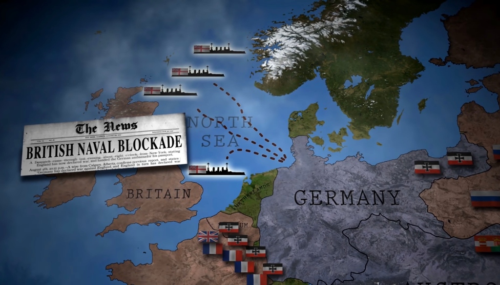 German Blockade Ww1 Images