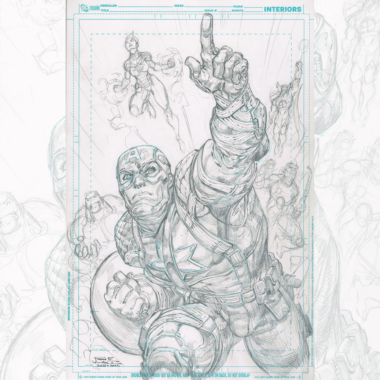 Marvel Pencil Sketches