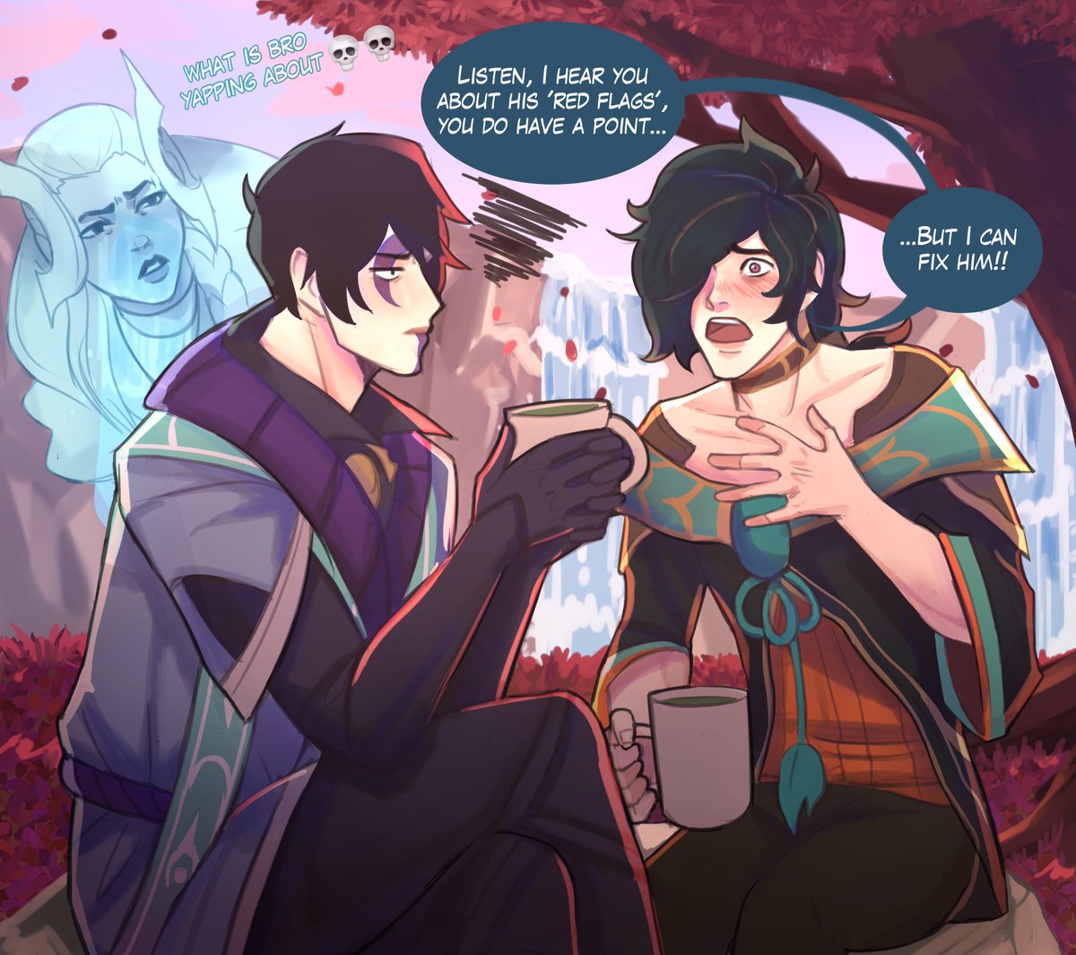 「What am I supposed to do when it's barely been 4 hours since」🌻🌾 Mango Bango 🌾🌻の漫画