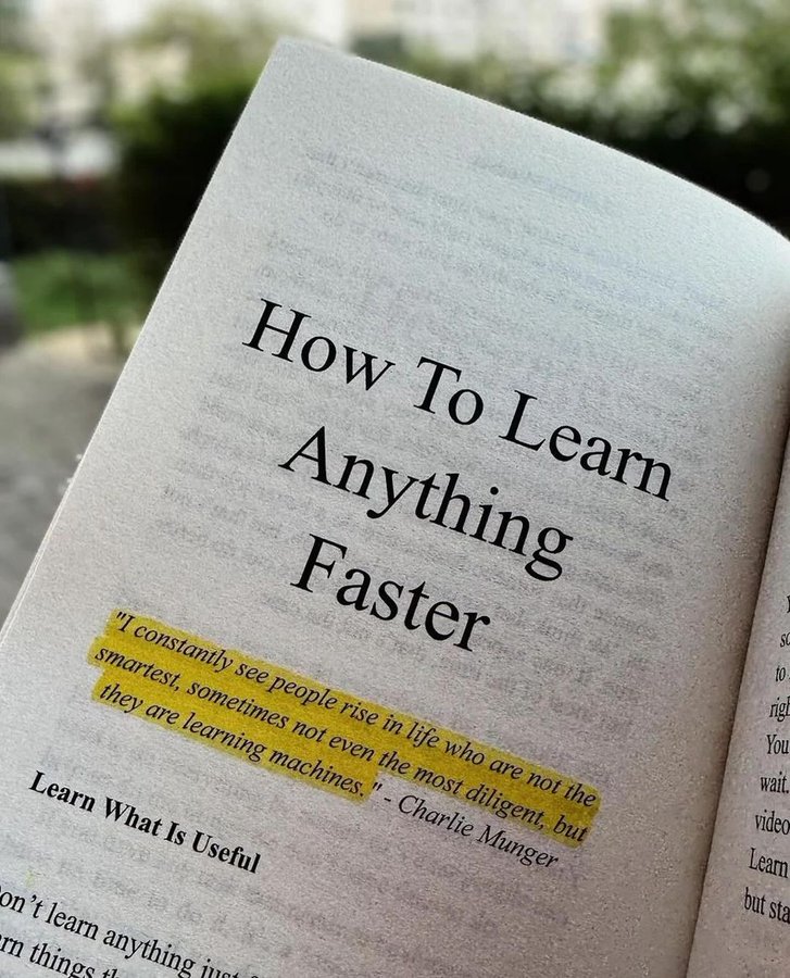 9 Quotes On How To Learn Anything Faster: 1. - Thread from Business ...