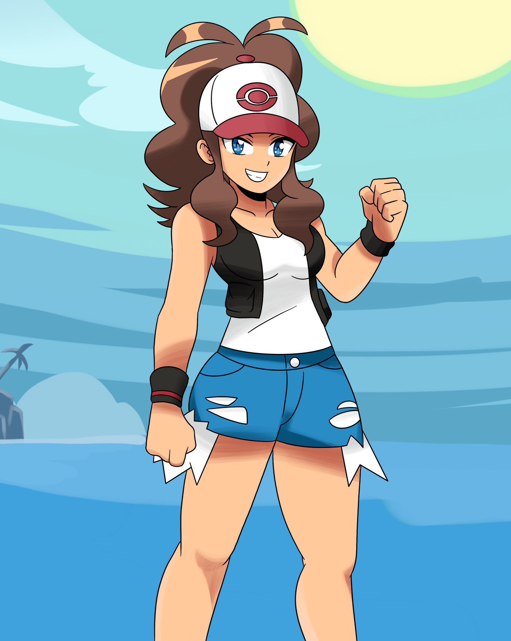 Fan Art Di Pokemon Hilda PARTY PARTY PARTY HARD — [Image: Fanart Of