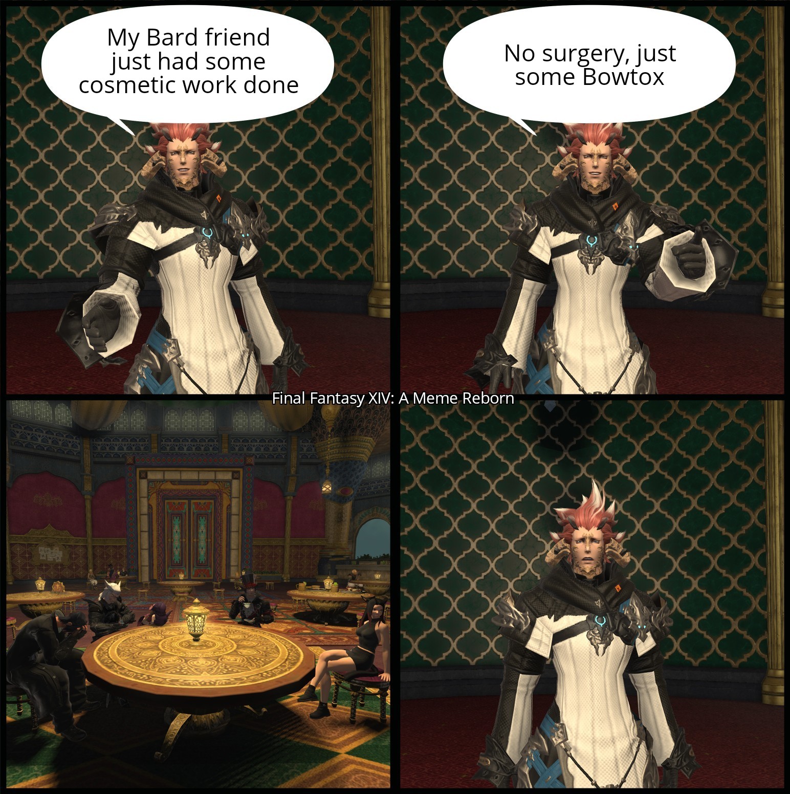 Ff14 Bard Memes Glif Tourmaline's Run Of WOJAK MEME GENERATOR