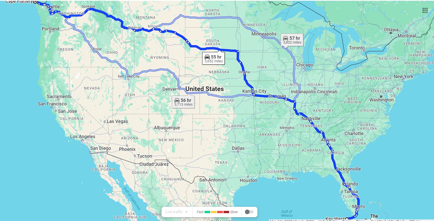 Us Distance Map Driving Maps Apple