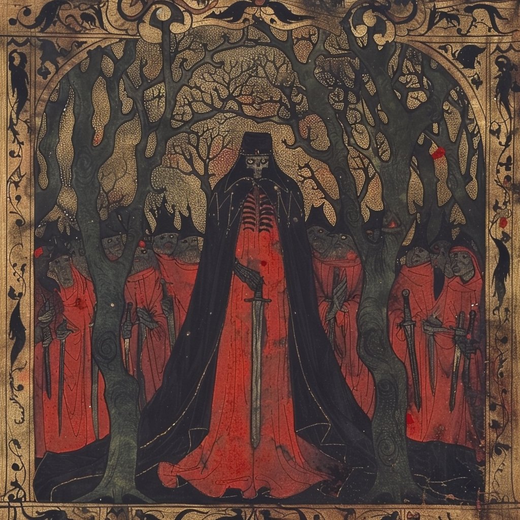 Tyrants censor in the shadows, a midjourney art collection. Medieval ...