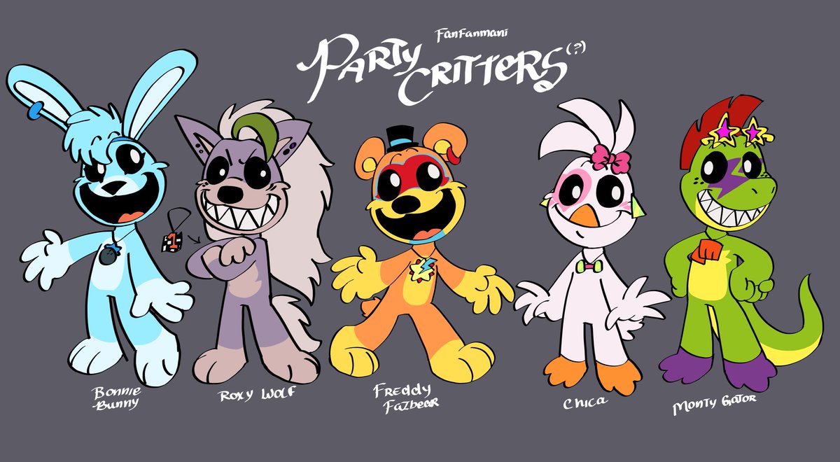 Smiling critters oc