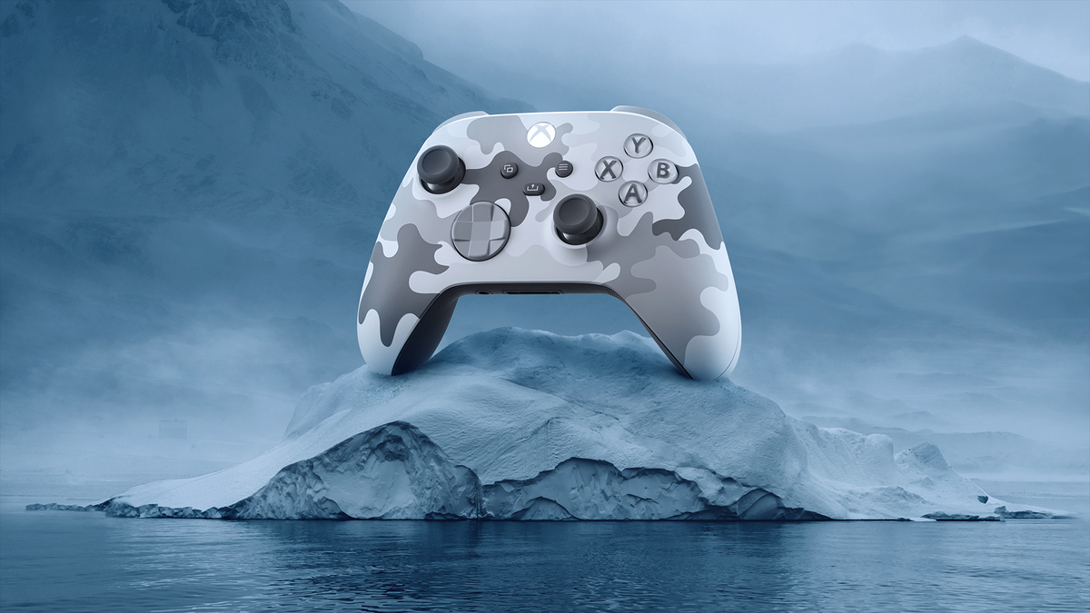 Arctic camo xbox controller store
