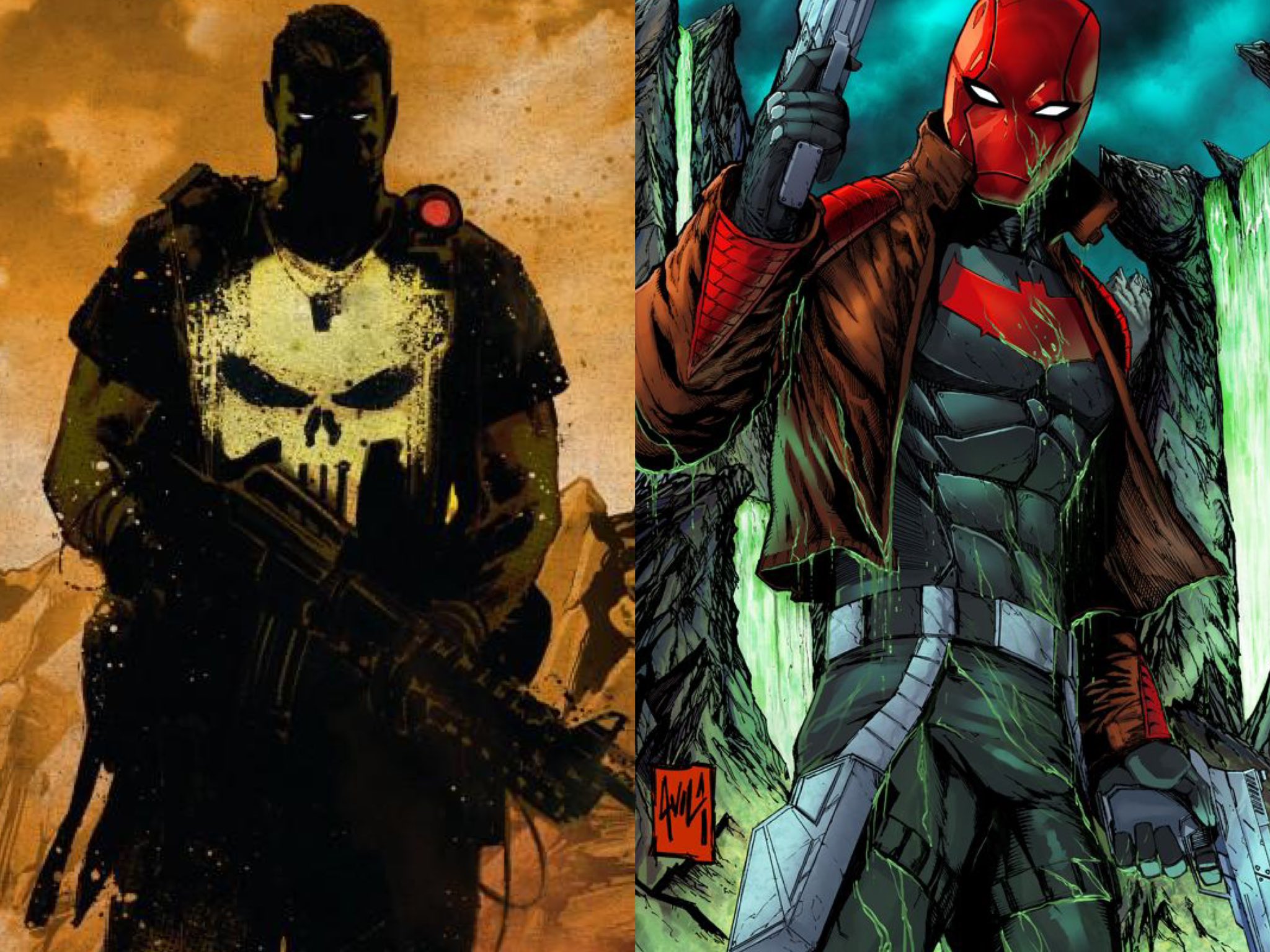 Red Hood Vs Winter Soldier Batman & Red Hood Vs Captain America