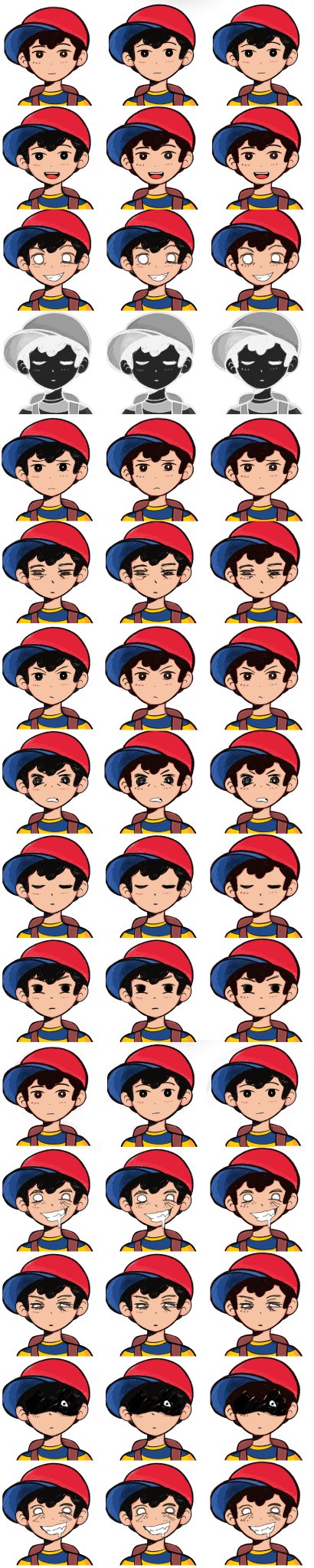 Ness Sprite Grid