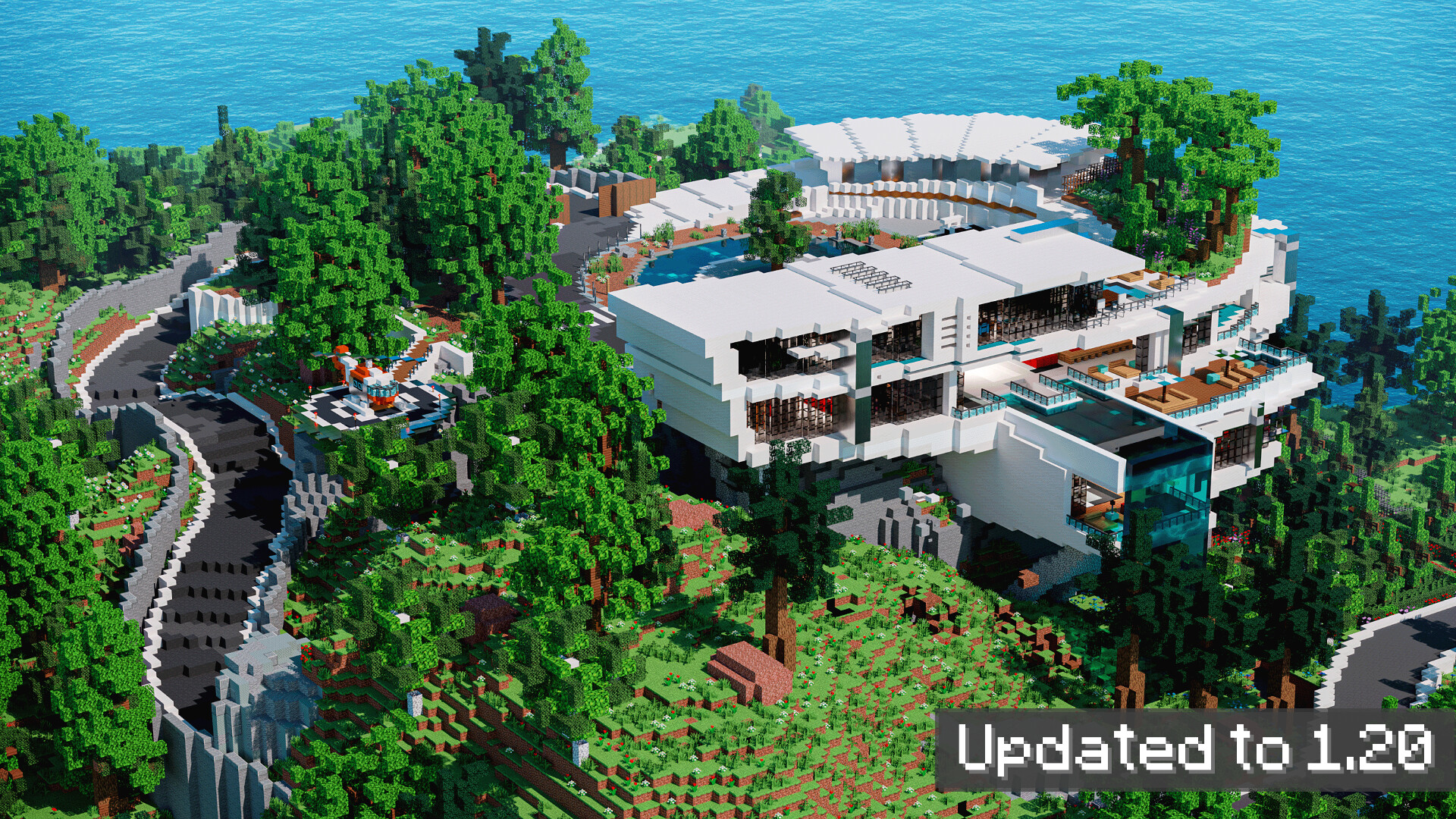 Minecraft Massive Mansion Notch's $70 Million Mega Mansion Recreated