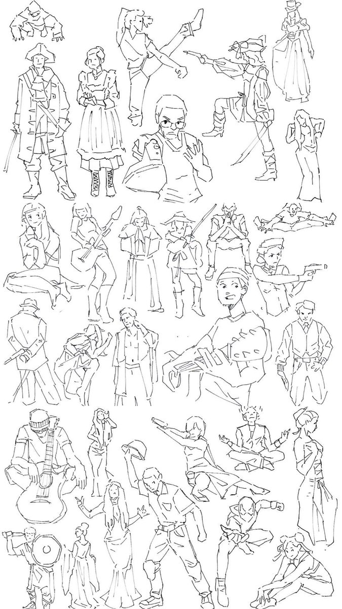 「3 mins per figure 」𝙞𝙮𝙖𝙝の漫画