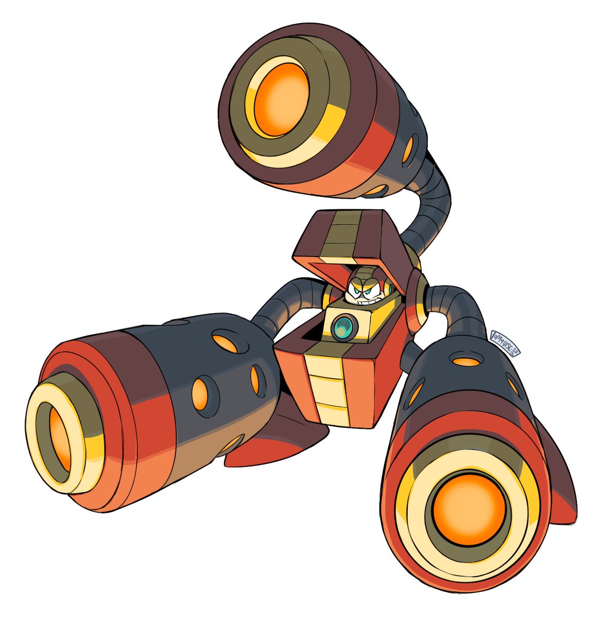 「Powered Up Robot Masters! 」|Tomycaseのイラスト