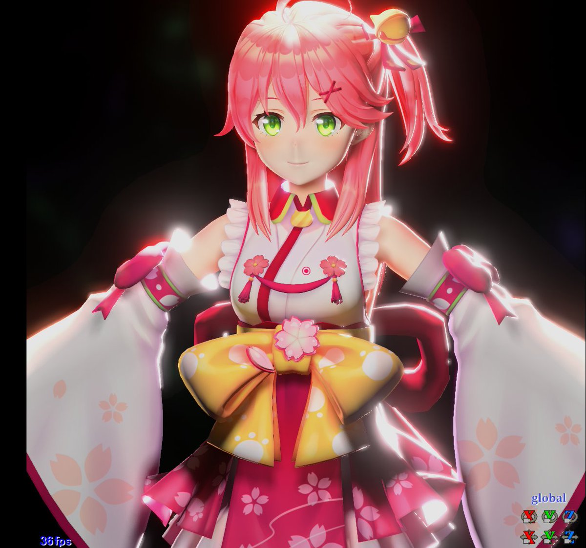 さくらみこ ,さくらみこ(通常) 「MMD理解したかもしれん 」|bbbbitのイラスト