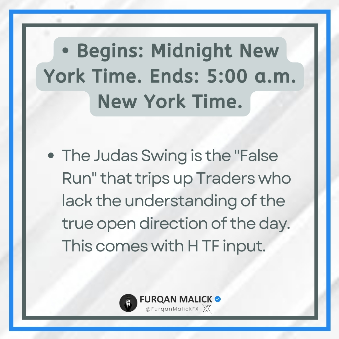 ICT Judas Swing Explained Credit: @I_Am_The_ICT ~ Educational Thread🧵 ...
