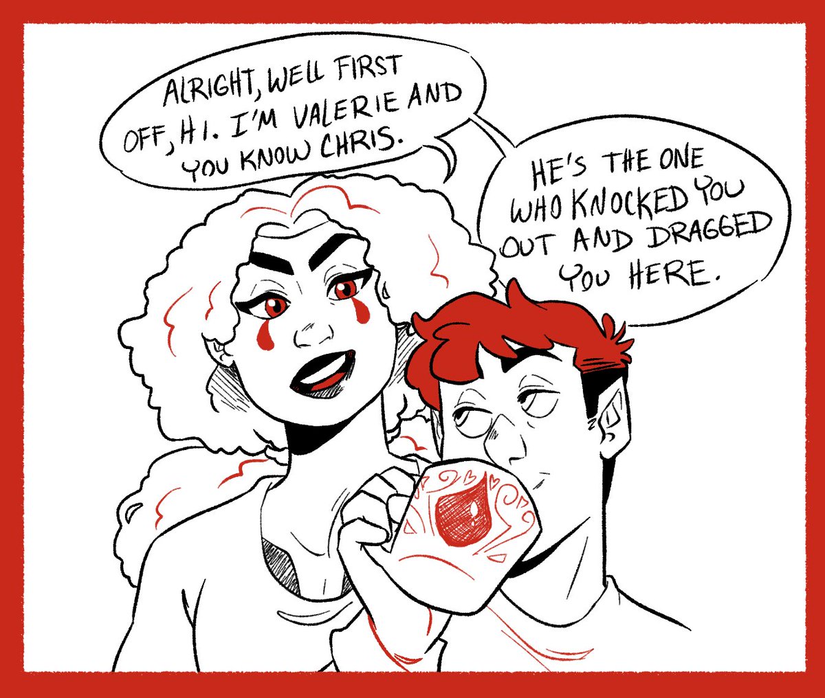 MiddleverseNow Chris, I think this is a bad plan. 」🐝Roxanne🐝の漫画