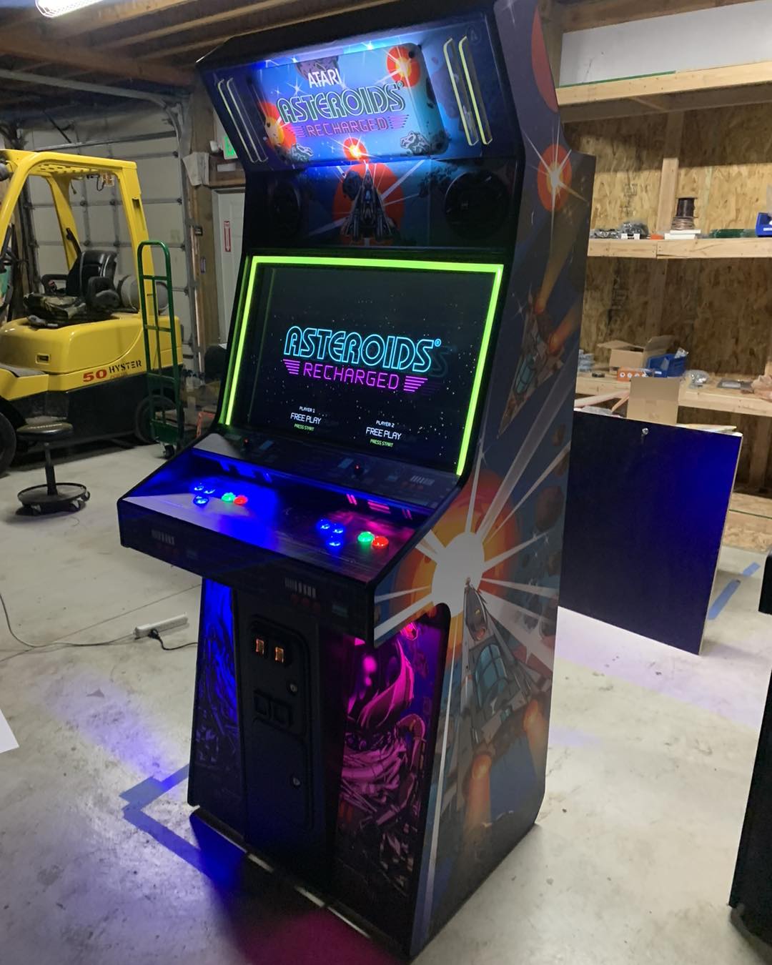 Atari Asteroids Cabinet Asteroids Recharged: Pro Arcade Edition